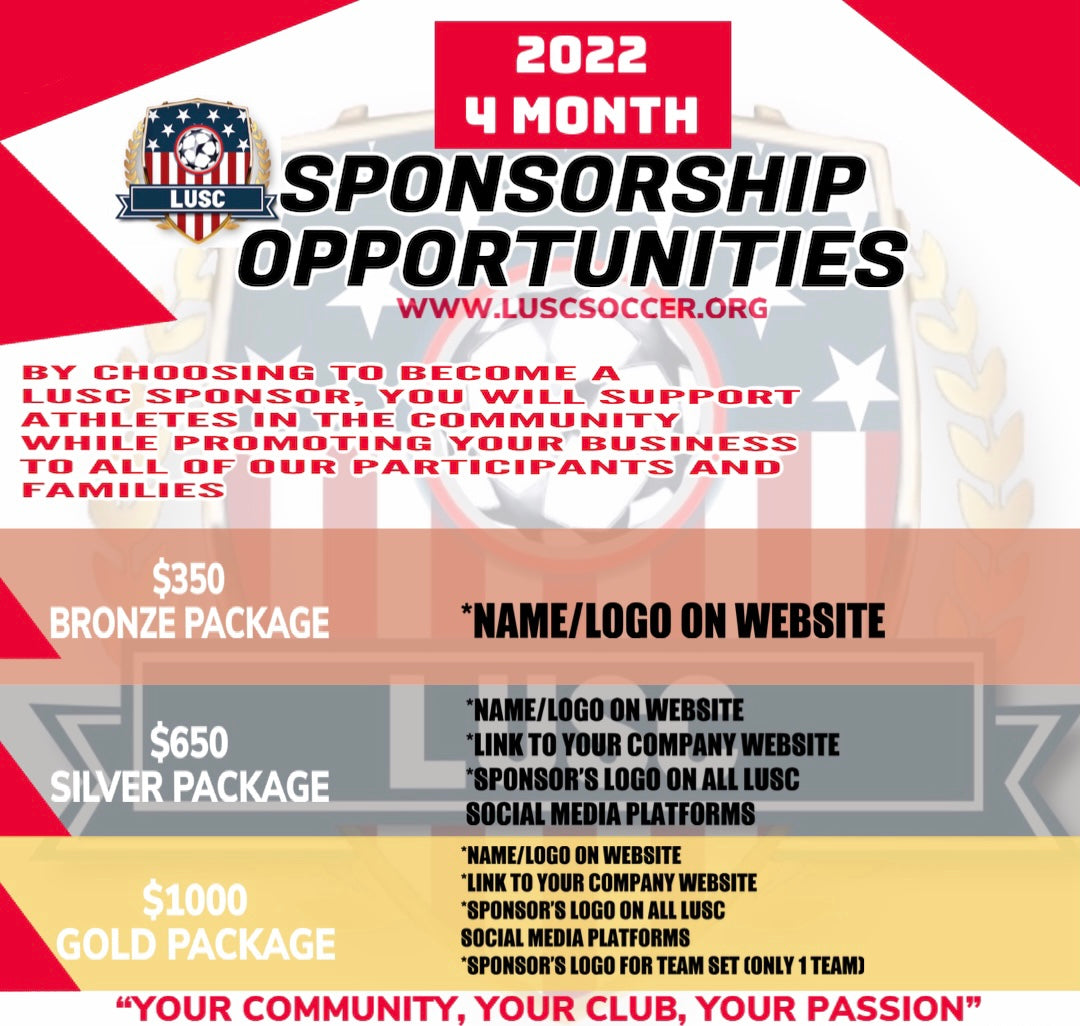 Fall Business Sponsorships – LUSC Soccer