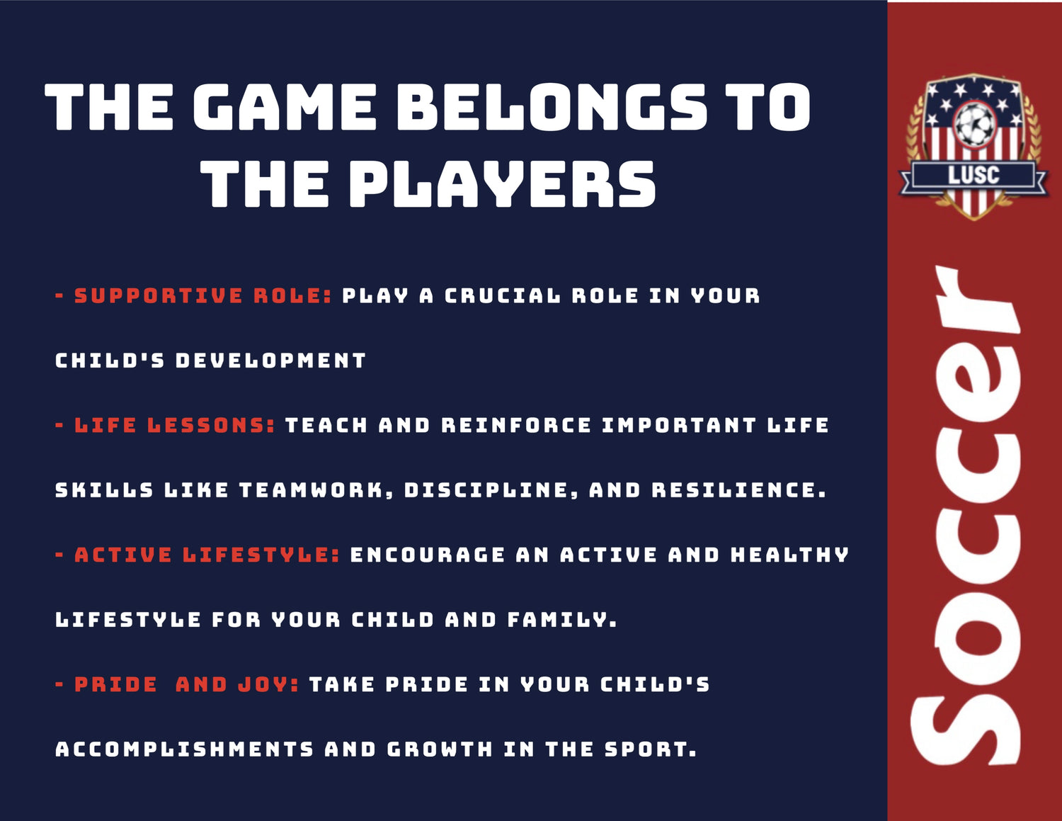 About LUSC Soccer